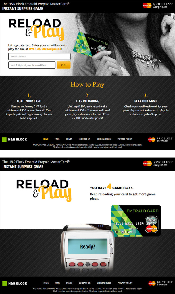 Pomp Productions | MasterCard Reload & Play